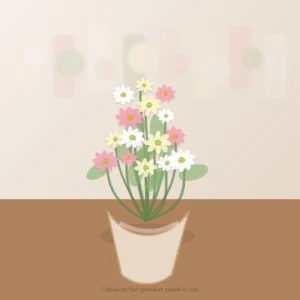 Cadou cu flori premium pastel in cos - Florarie Online Bucuresti +500 ...